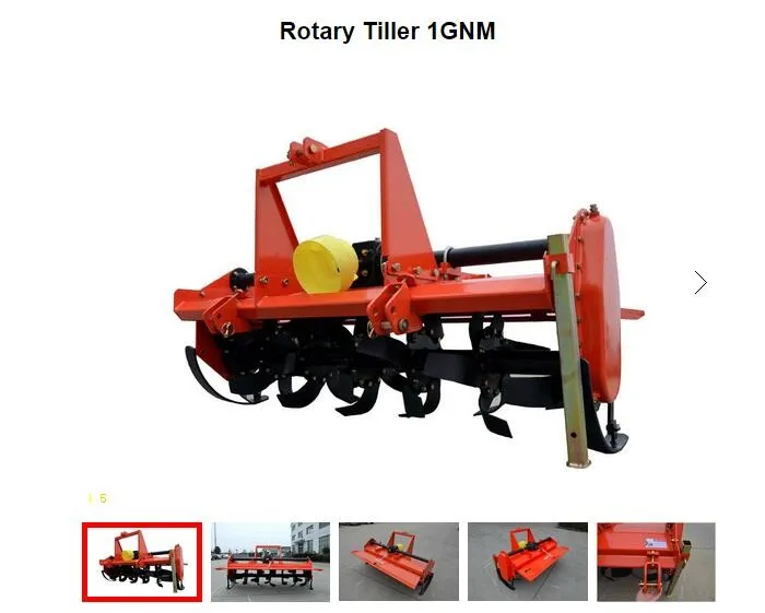 Fhm Pto Driven Rotary Power Harrow,True Vertical Tillage Harrow For ...