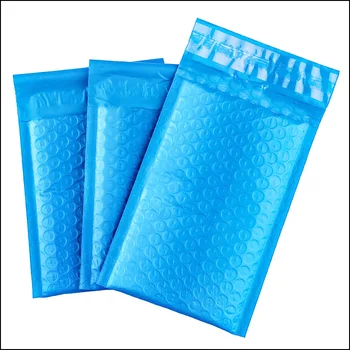 Blue Mailing Bags Bubble Bag Custom Printed Alibaba Courier Express ...