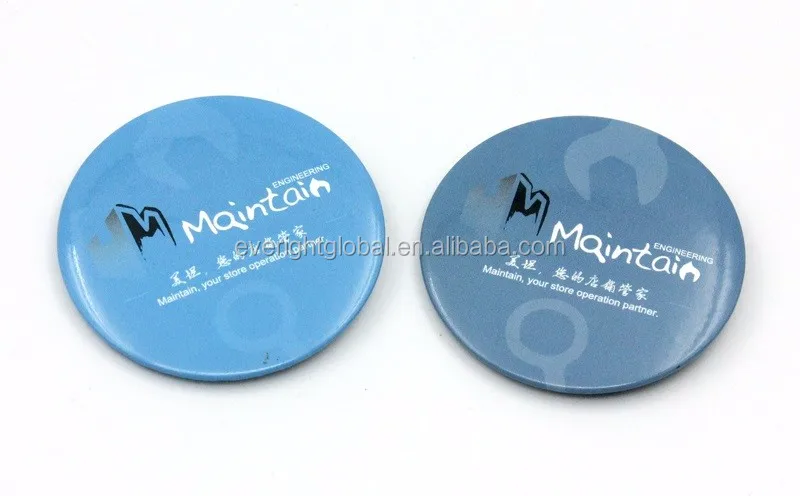 T0092 Low Moq Round Tin Lapel Pin With Full Color Imprint For ...