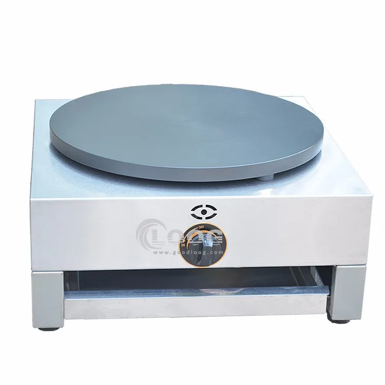 Stainless Steel Crepe Griddle Pancake Machine Single Plate Commercial ...