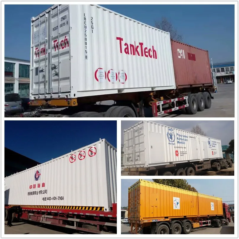 20ft Containerized Self Bunded Diesel Fuel Oil Storage Tanks