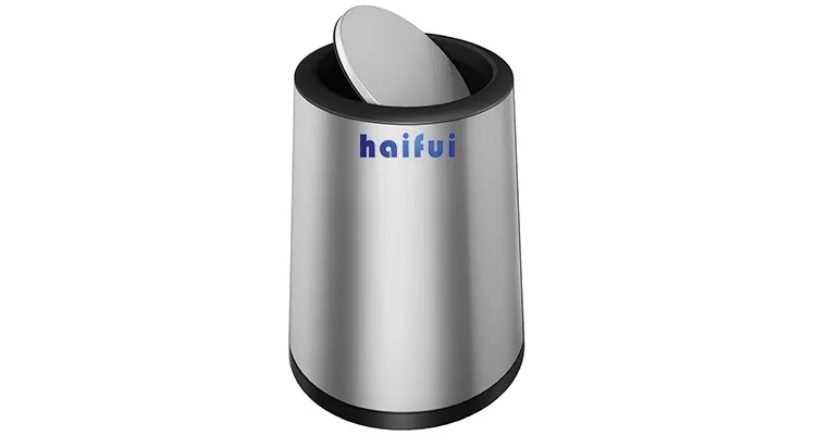 Leather Covered Fire Resistant Room Dustbin - 10L Capacity