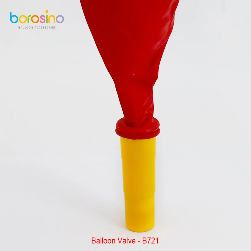 Borosino Balloon Stopper Balloon Self Seal Valves With Ribbons For Use ...