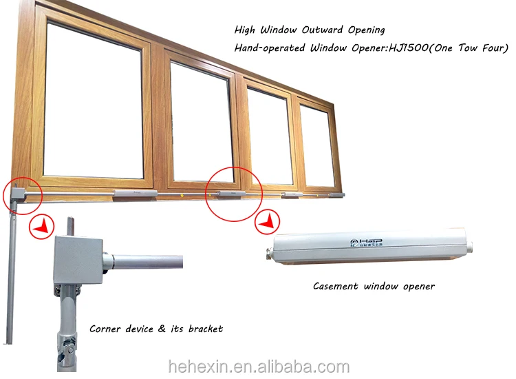 High Window Outward Opening Manual Hand-Operated Opener