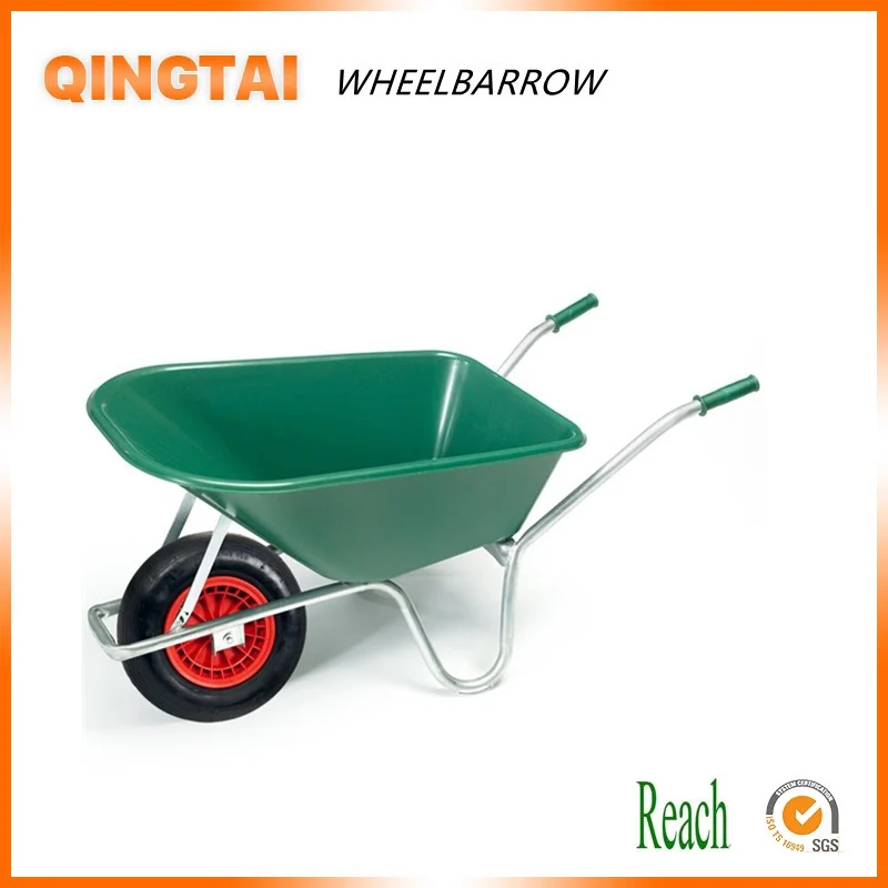 Hot Dip Galvanised Wheelbarrow With Two Wheels 160l Tray - Buy Hot Dip ...
