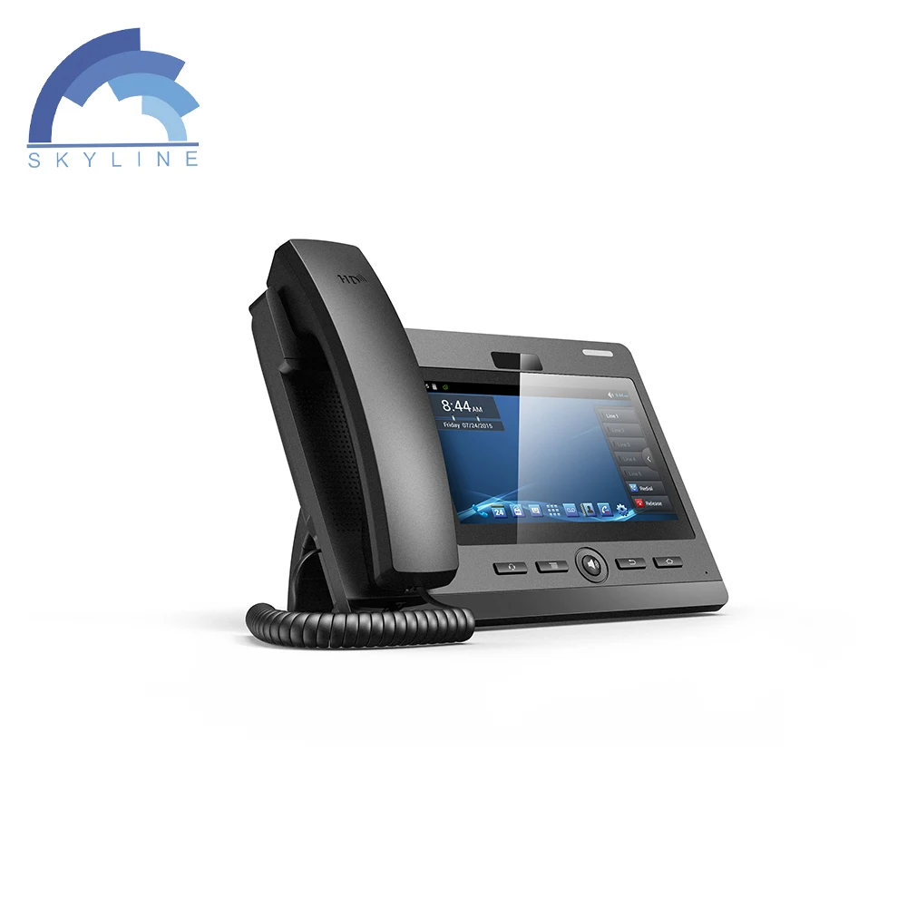 고품질 HD 음성 Fanvil F600s 기업 똑똑한 영상 IP 전화 6 선 쉬운 커뮤니케이션| Alibaba.com