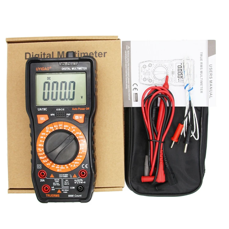 6000 Counts Mini Manual Range Avo Meter Universal Meter Multimetro ...