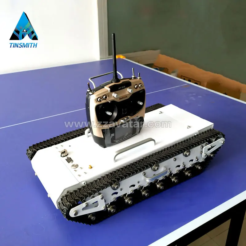 Mobile Tracked Vehicle Carrying Offroad Robot Chassis Platform