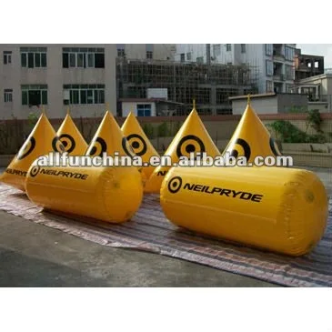 Inflatable Swim Buoys Triangular Shape Inflatable Marker Floating Buoys ...