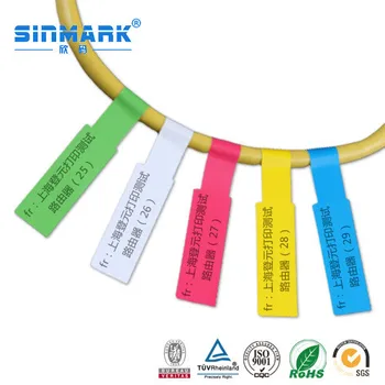 Sinmark Adhesive Plastic Cable Marking Tags Cable Label - Buy Plastic ...