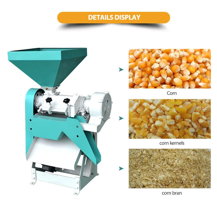 Factory Direct Automatic Maize Peeling Machine Corn Millet Dehuller ...