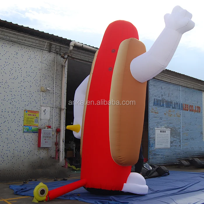 Giant Inflatable Hot Dog Cartoon for Advertising Promotions