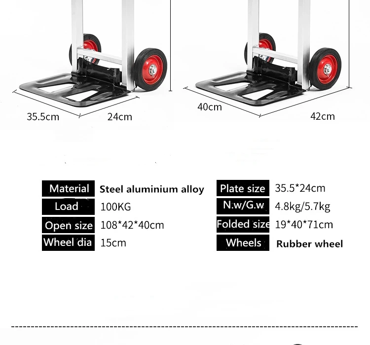 运输铝制手推车推车ht1105 - Buy 手推车，铝制手推车，运输推车 Product on Alibaba.com