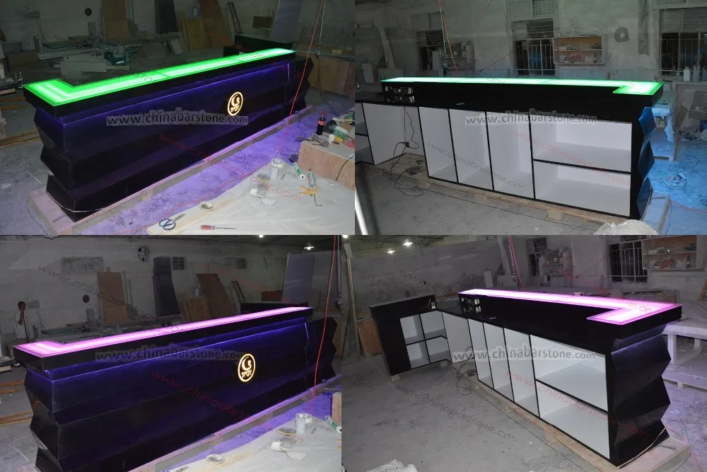 Modern Design Customizable White Round Circular Outdoor Bar Counters ...