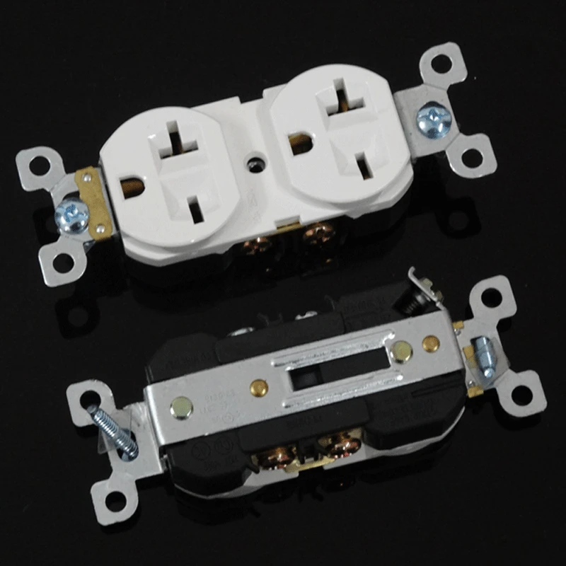 US AC Power Socket 6-20R Duplex Receptacle 20A 250V - Bosslyn