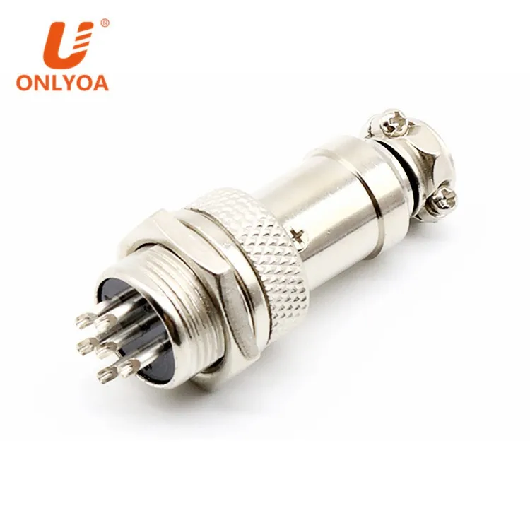 Male Female Gx16 M16 6 Pin 16mm Circular Connector Aviation Aircraft ...