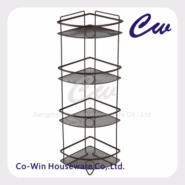 Metal Rust-Resistant 3-Tier Spa Tower for Bathroom Storage