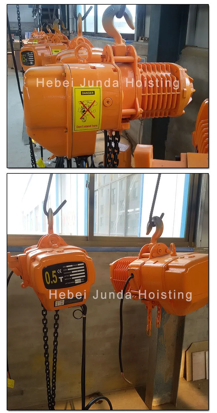 1 Ton Electric Chain Pully Block Electric Chain Hoist With Hook - Buy ...