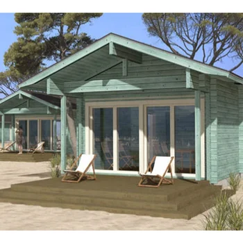 2017 Modern Log Cabin Beach House Stw9252 - Buy Log Cabin,Wooden Beach ...