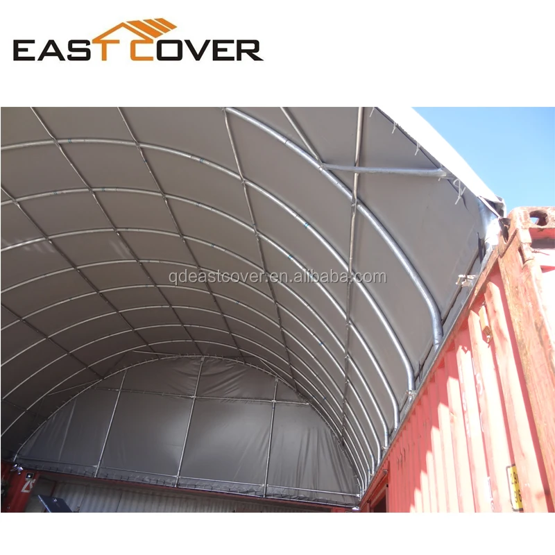 Outdoor Galvanized Steel Frame Portable Shipping Container Shelter Roof ...
