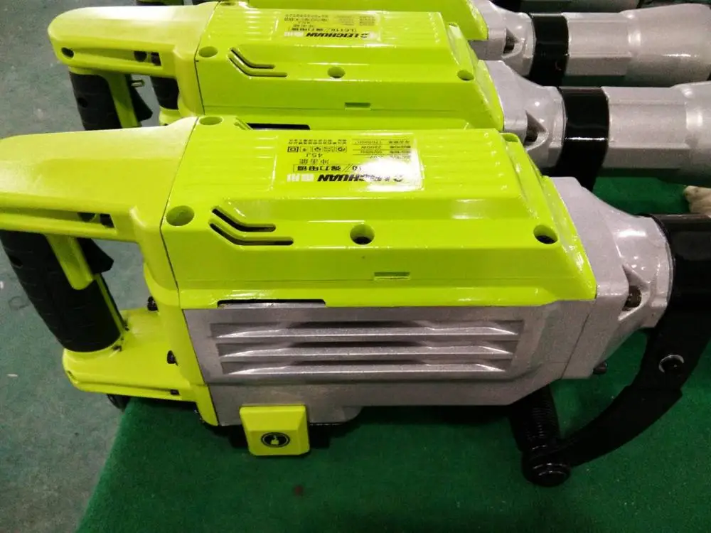 Hand Power Concrete Rock Jack Breaker Hammer Machine Portable Electric ...