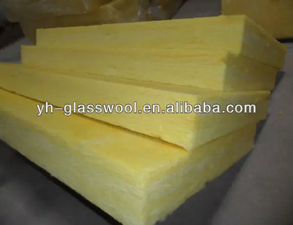Semi-rigid Glass Wool Board For Building And Industry Thermal ...