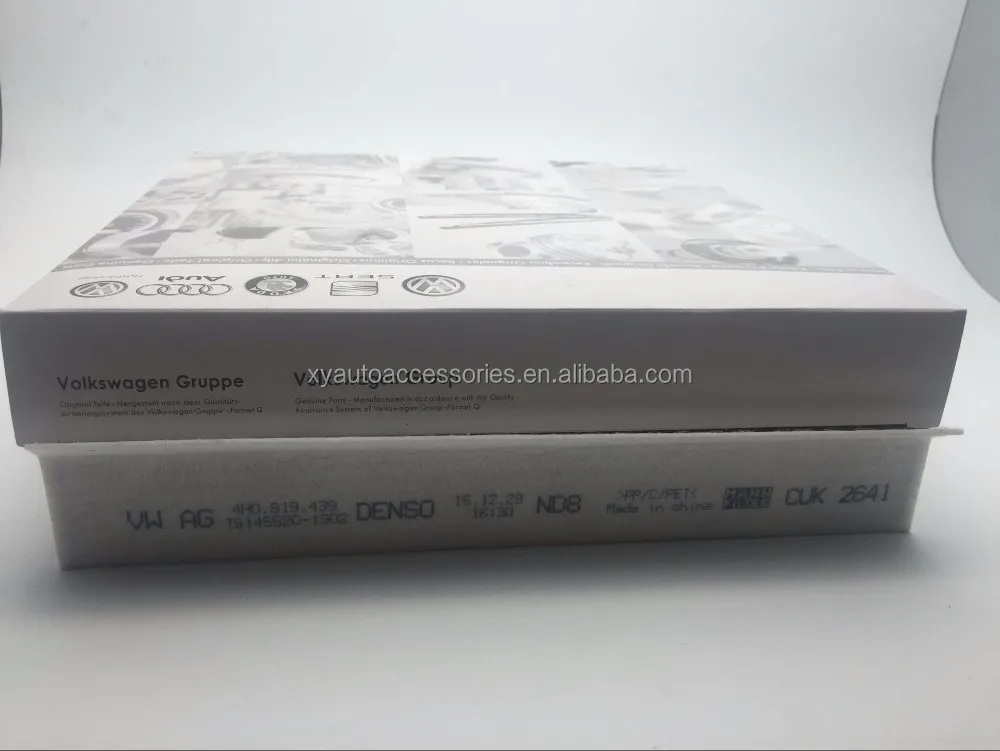 Auto Air Filter For Vw Oem 4gd819439 - Buy Air Filter,Air Filter ...