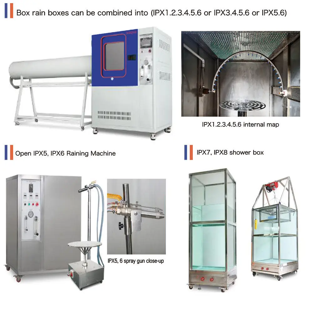 Ipx1 Ipx2 Ipx3 Ipx4 Ipx5 Ipx9 Rain Water Proof Test Chamber - Buy Ipx4 ...