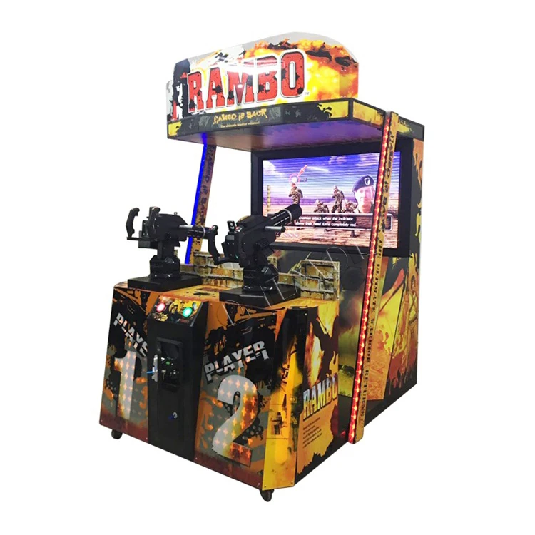 55 Inch Coin Operated Simulator Rambo Arcade Game Machine - Buy Rambo ...