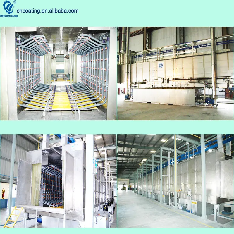 Spray Pretreatment Overhead Conveyor Automatic Powder Coating Line ...