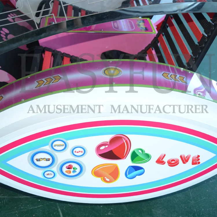 Happy Kiddie Amusement Happy Car Ride Outdoor Park Electric Train ...