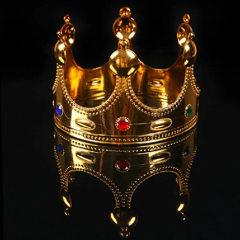 New Golden Silver King Headdress - Perfect for Any Occasion