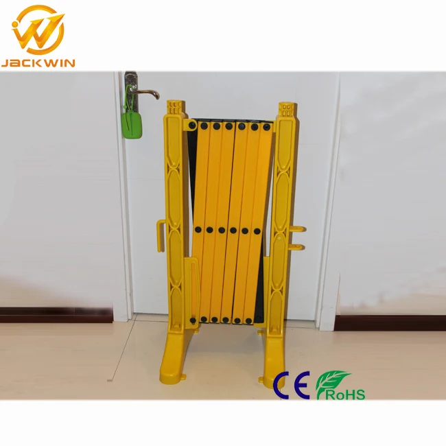 3500mm Yellow Movable Portable Safety Barrier Temporary Retractable ...