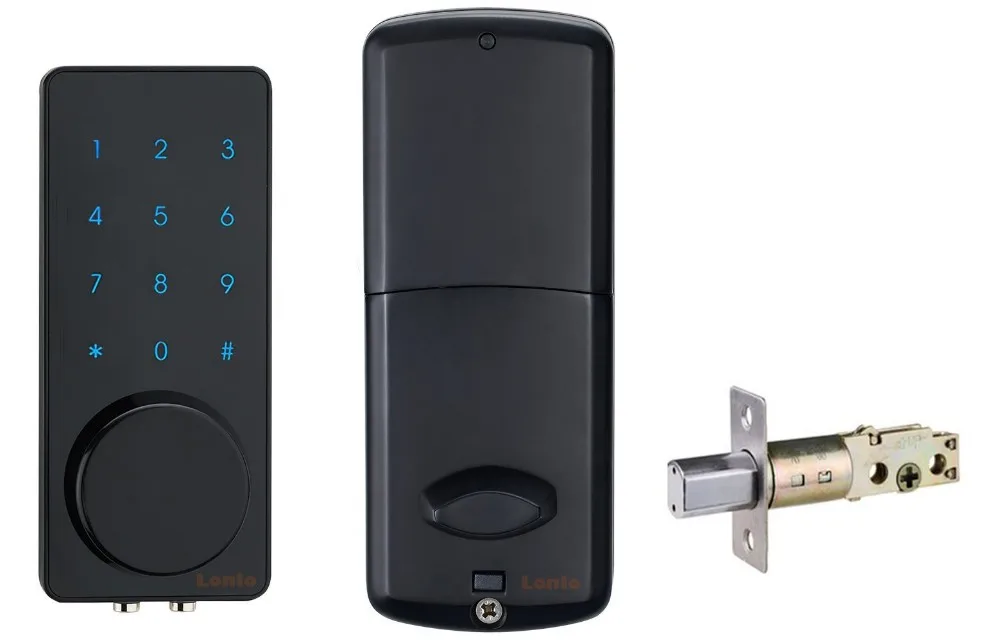 Smart Lock Electronic Touch Screen Keypad Deadbolt Entrance With Key ...
