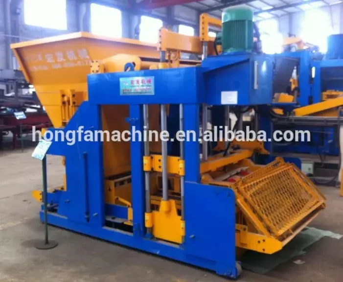 Pallet Free Block Machine QMJ-10A/12A Mobile Concrete Egg Laying Block ...