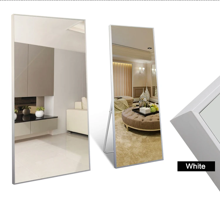 Anti-explosion Framed Full Length Dressing Room Mirror Bedroom Dressing ...