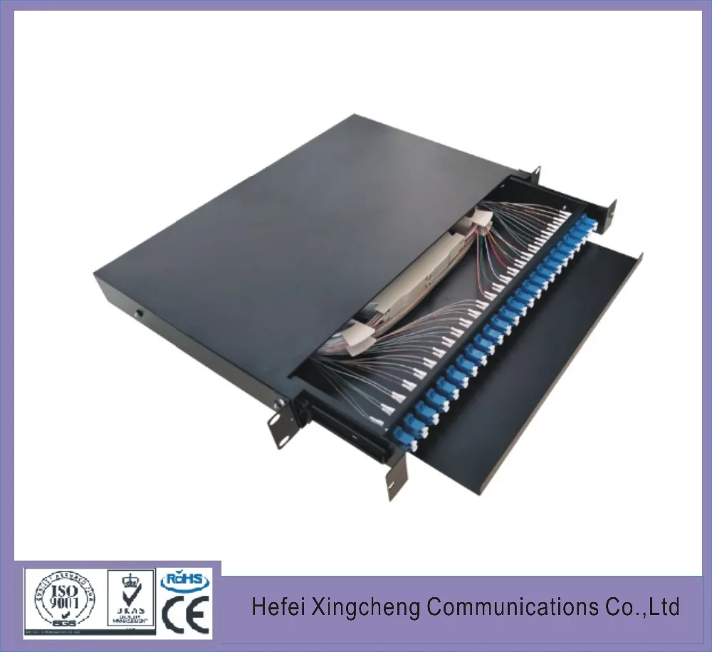 96 Core Lc/duplex Sc/fc Rack Mount Splicing Fiber Optic Patch Panel ...