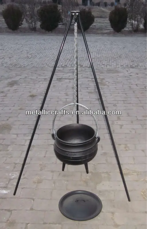 3 Legs Potjie Pot Cast Iron - Perfect for Camping Cooking