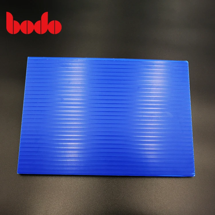 Colored Blue Polypropylene Pp Hollow Corrugated Sheet Coroplast Correx ...