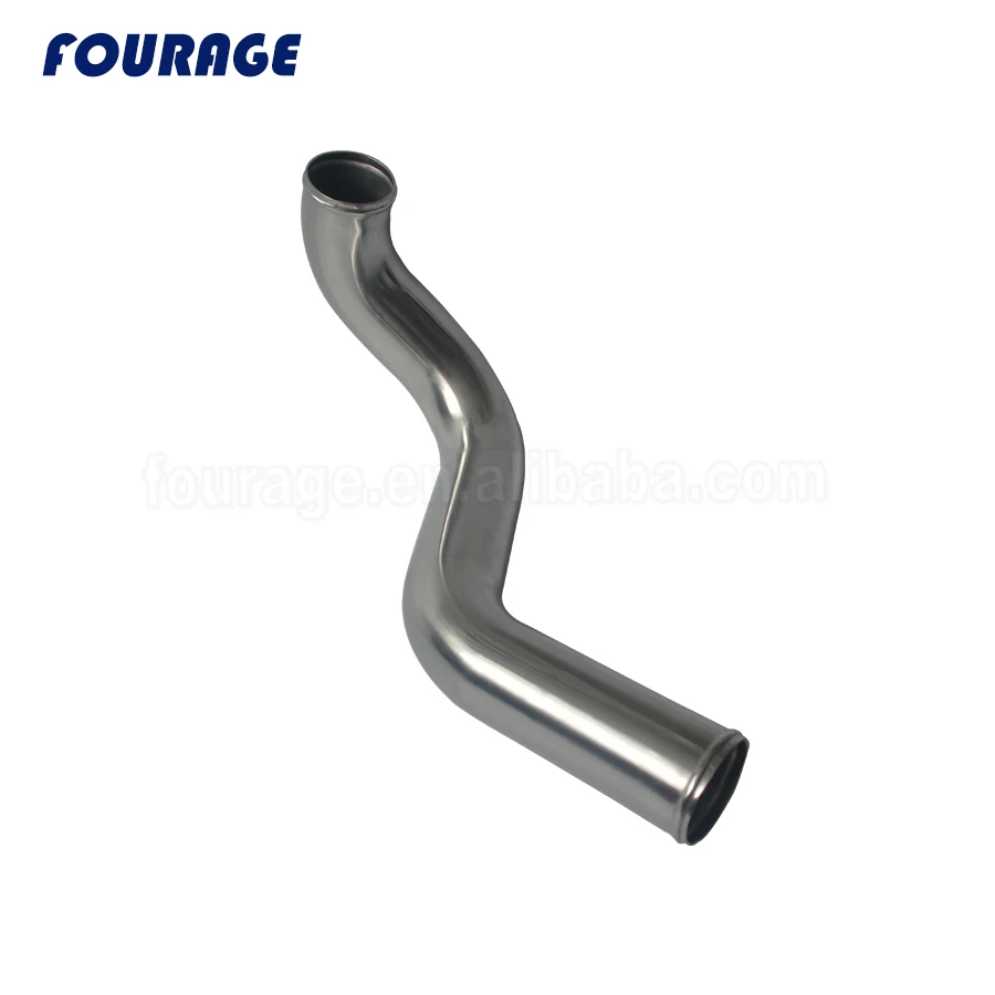 Aluminum Air Intake Tube Silver Polished Air System Replacement Bridge ...