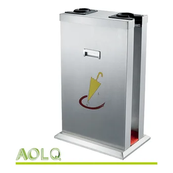 Stainless Steel Material Umbrella Plastic Bag Dispenser With Dopuble ...