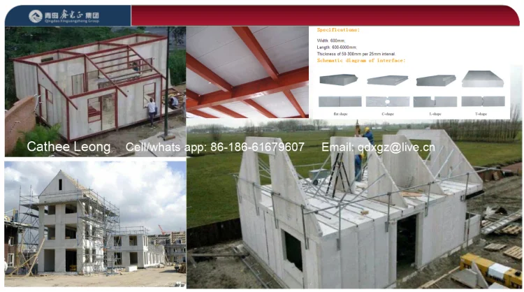 Permanent Prefab House Use Alc Wall Panel In 2017 - Buy Aac Material ...