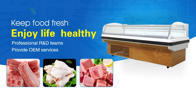 Custom Commercial Display Fridge - Meat Refrigerator