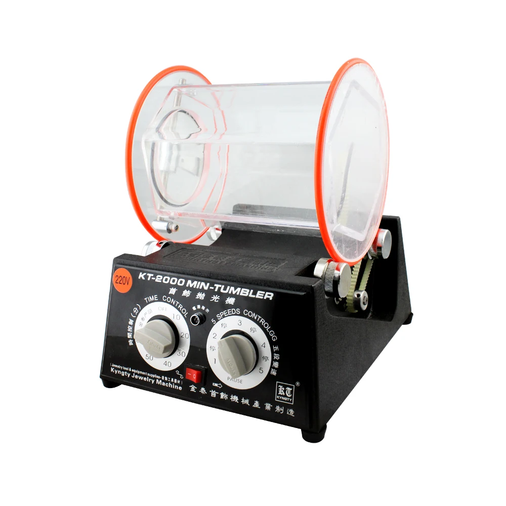 220v Jewelry Machine Tools Mini Rotary Tumbler Kt2000 Rotary Tumbler ...