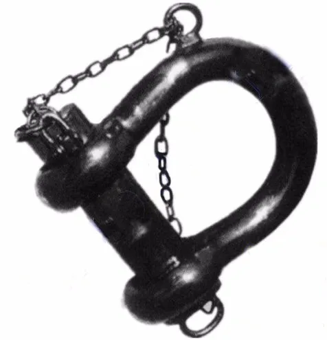 Type B Black Paint Buoy Shackle - Heavy Industry & Marine