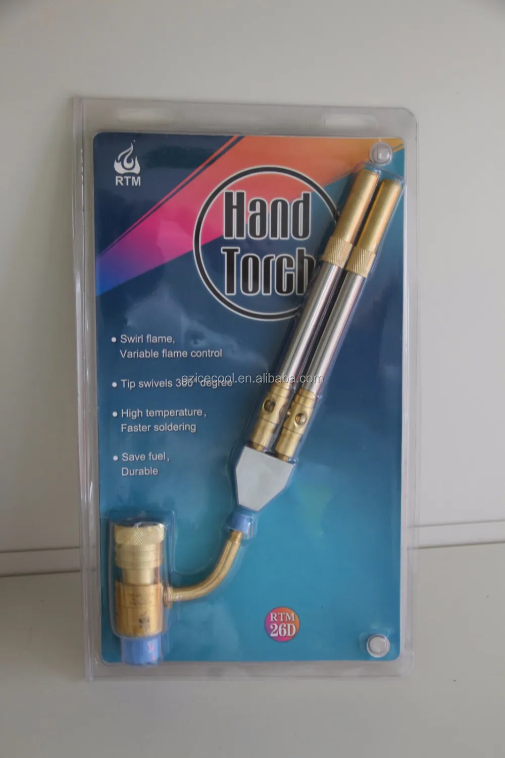 Safety Hvac Dual Tube Hand Torch Welding Rtm26d Mapp Gas Welding Torch ...