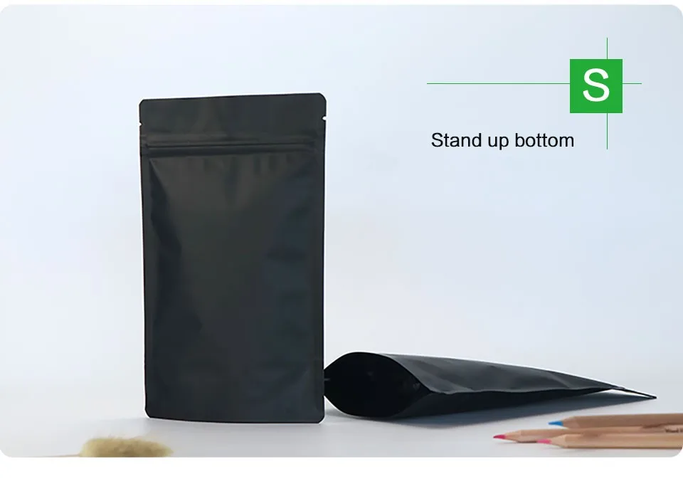 Stand Up Food Pouch Packaging /food Zipper Packing Bag/plastic And ...