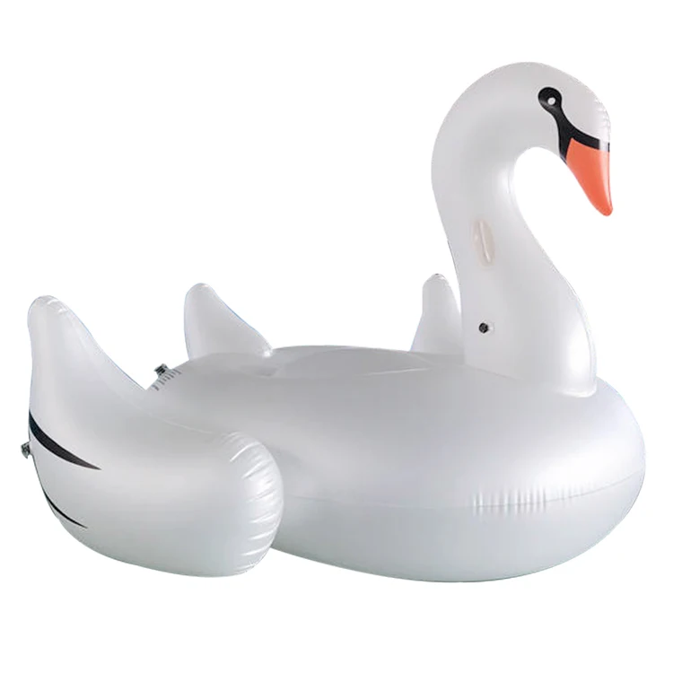 Beach Toys Inflatable Pearl White Swan Pool Float For Water Sports ...