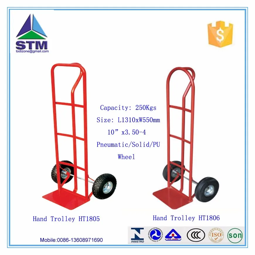 Economy Hand Trolley With Pneumatic Or Pu Foam Wheel Ht1830 Or Ht2022 ...