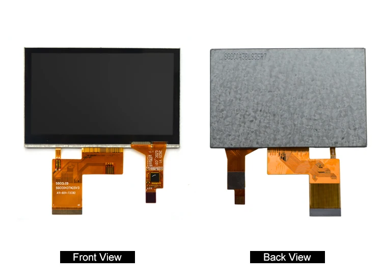 4.3 Inch TFT LCD Display with Capacitive Touch Panel
